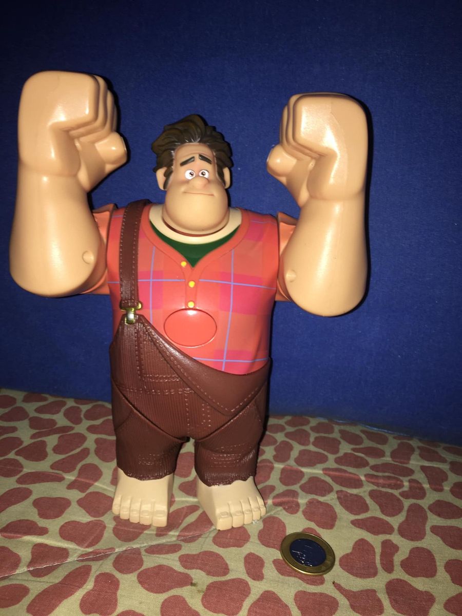 Boneco Detona Ralph Disney Store Ótimo Estado Boneco Original Disney ...