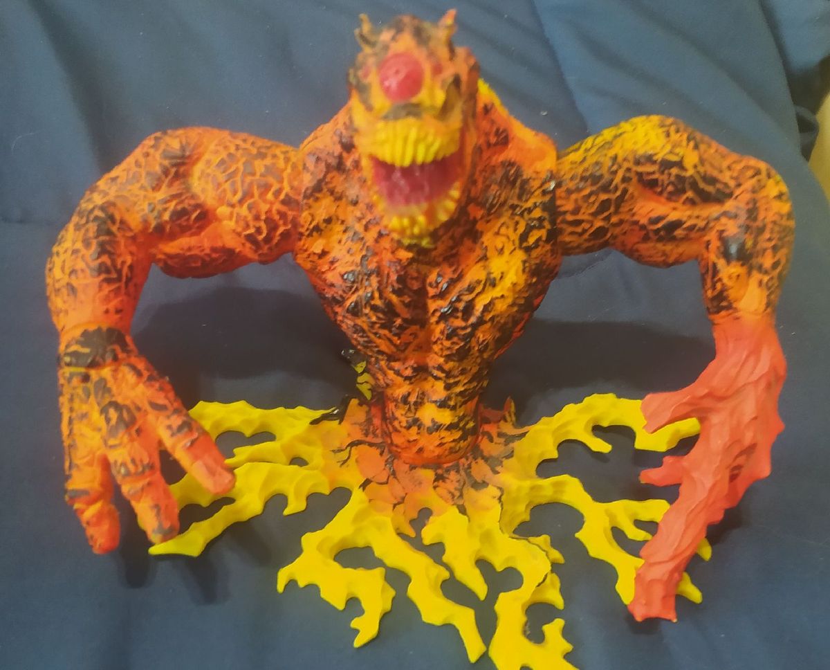 Boneco Elementor Magma Max Steel Raridade | Brinquedo Mattel Usado ...