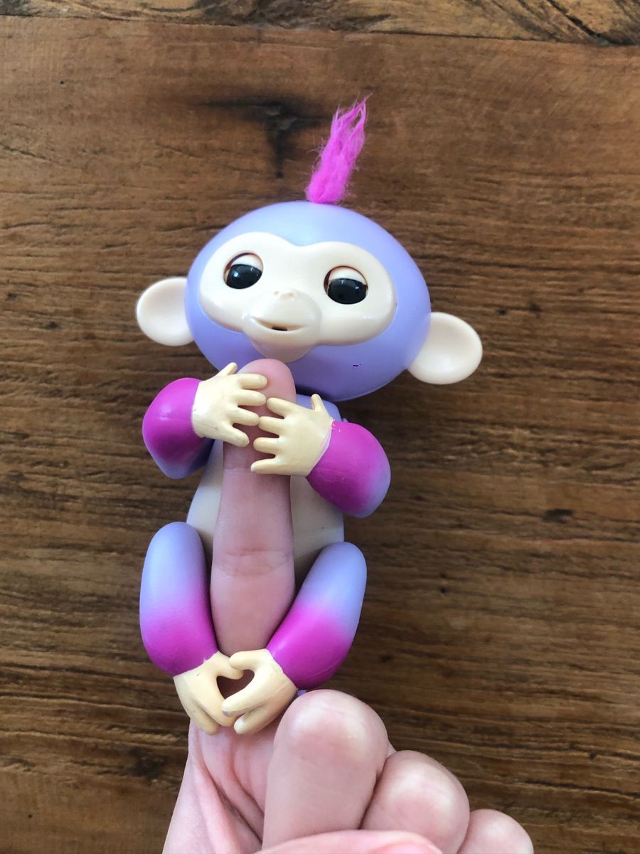 Boneco Fingerlings Baby Monkey Sugar Macaquinho Candide | Brinquedo ...