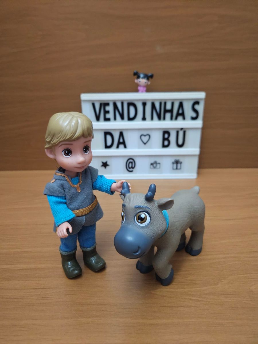 Boneco Frozen Kristoff e Sven | Brinquedo Jakks Pacif Disney Usado ...