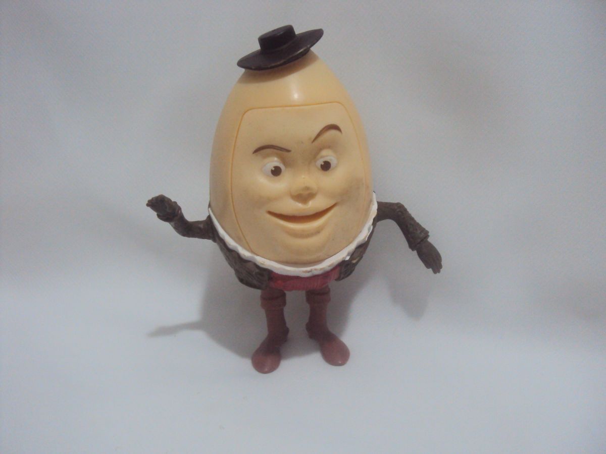 Boneco Humpty Dumpty Ovo Gato de Botas Mc Donald's 2011 11cm ...