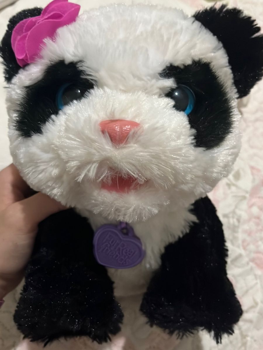 Boneco Interativo Panda da Furreal Friends | Brinquedo Hasbro Usado ...