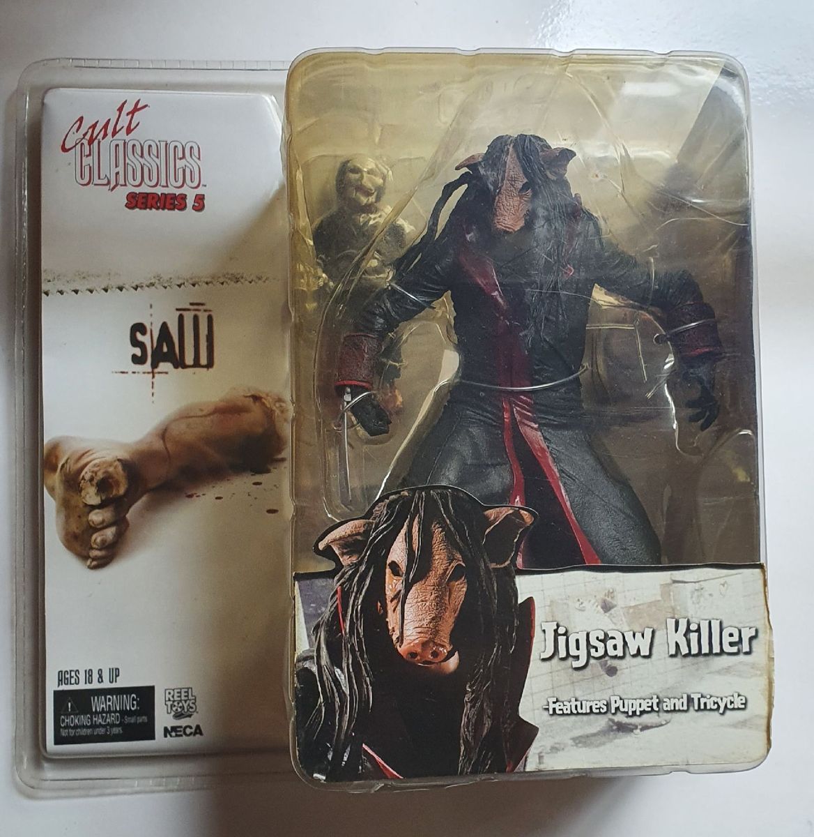 Boneco Jigsaw Killer Pig And Puppet Saw - Jogos Mortais (cult Classics ...