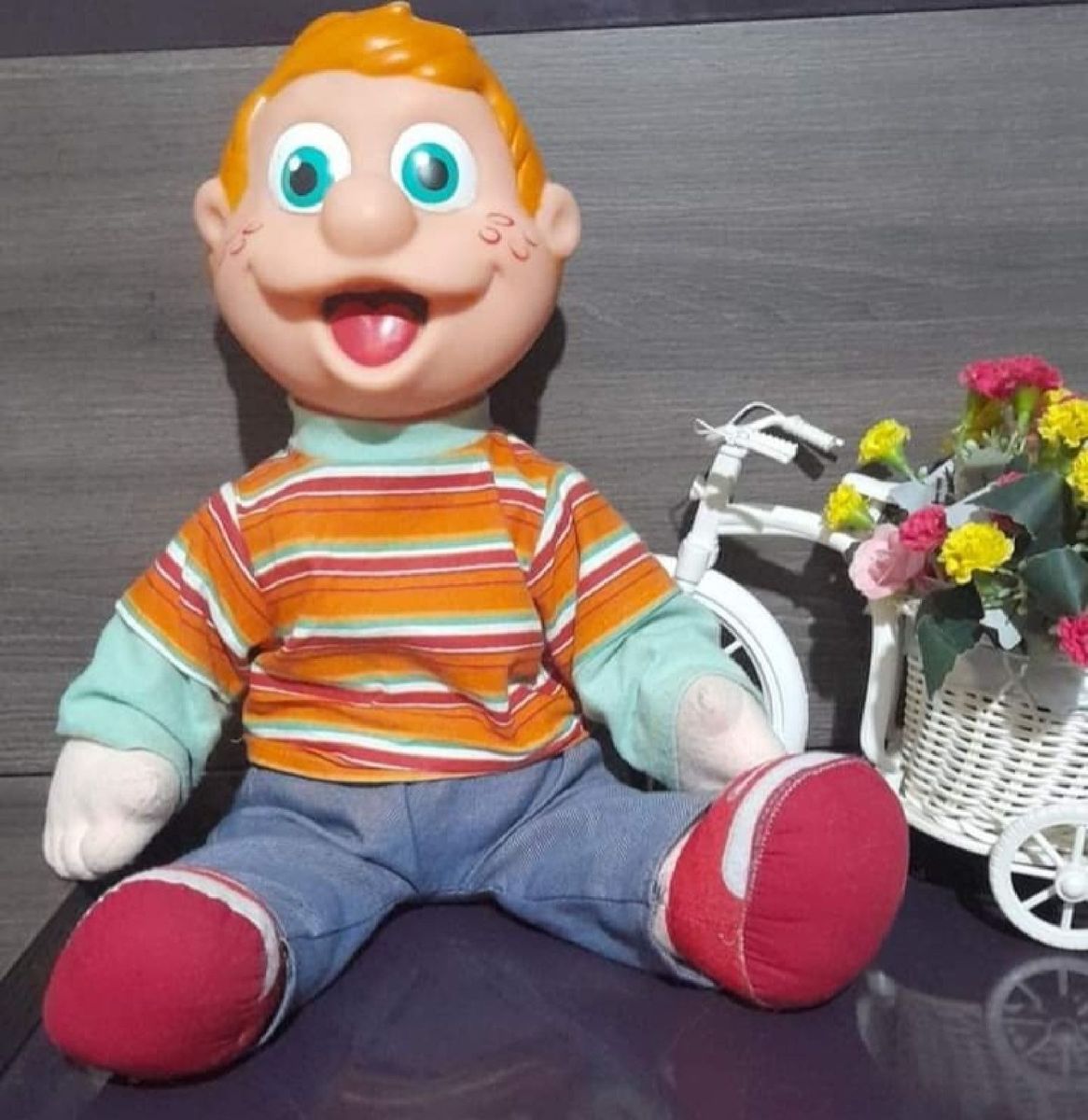 Boneco Júlio Turma do Cocoricó Tv Cultura Original Multibrink Conforme ...