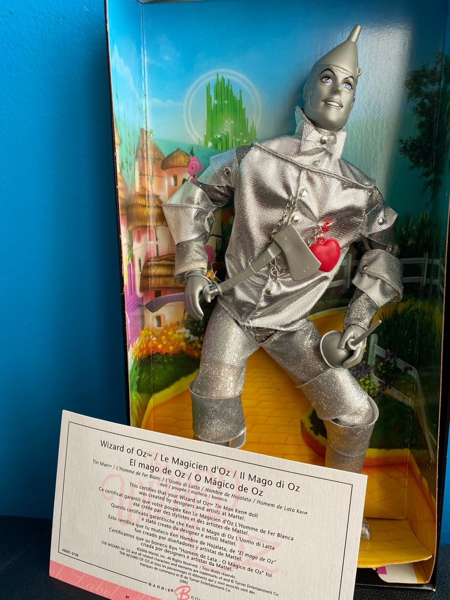 Boneco Ken Homem de Lata O Mágico de Oz Matel | Brinquedo Barbie ...
