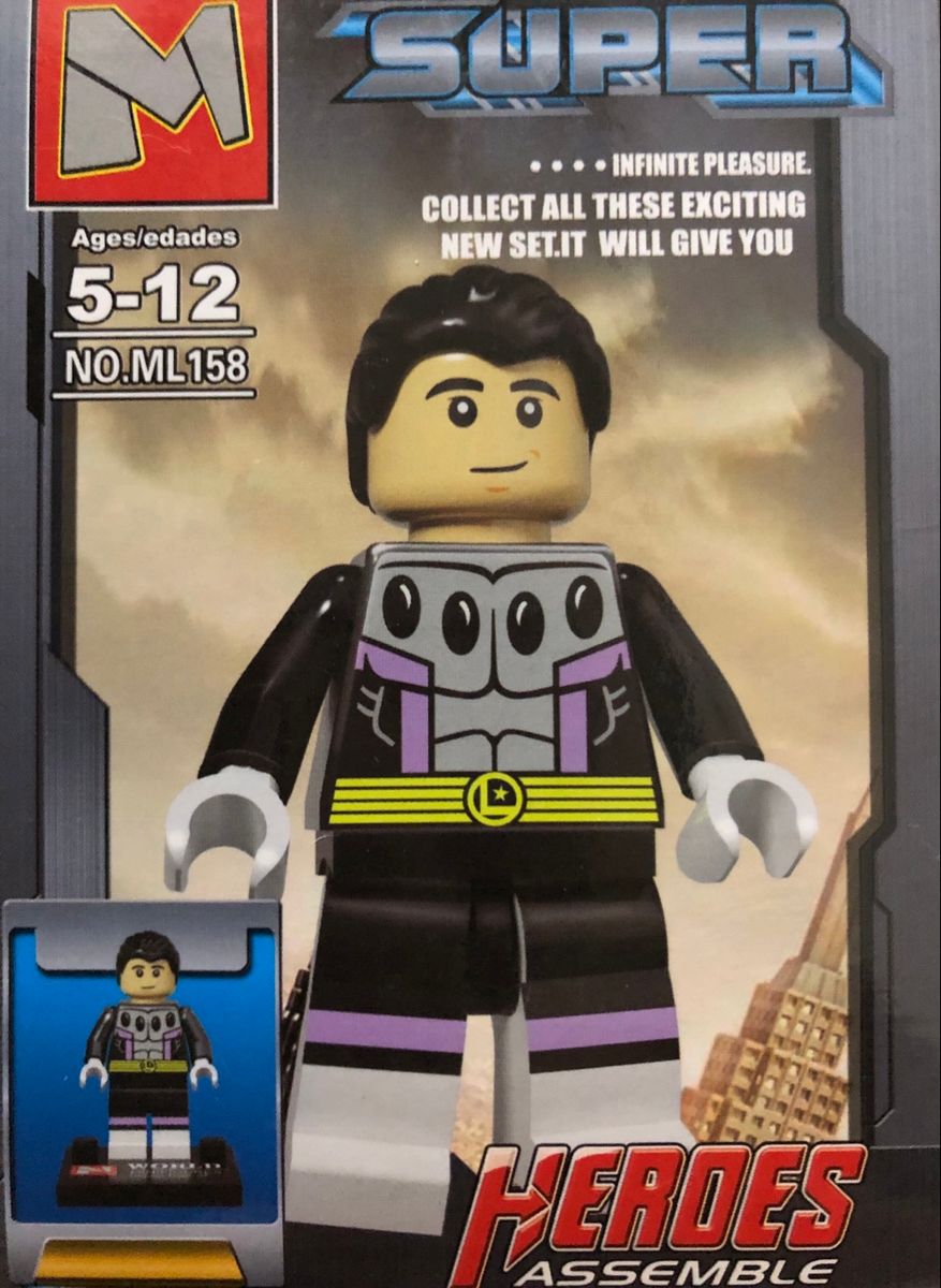 Boneco Lego Cosmic Boy | Brinquedo Lebq Nunca Usado 109945472 | enjoei