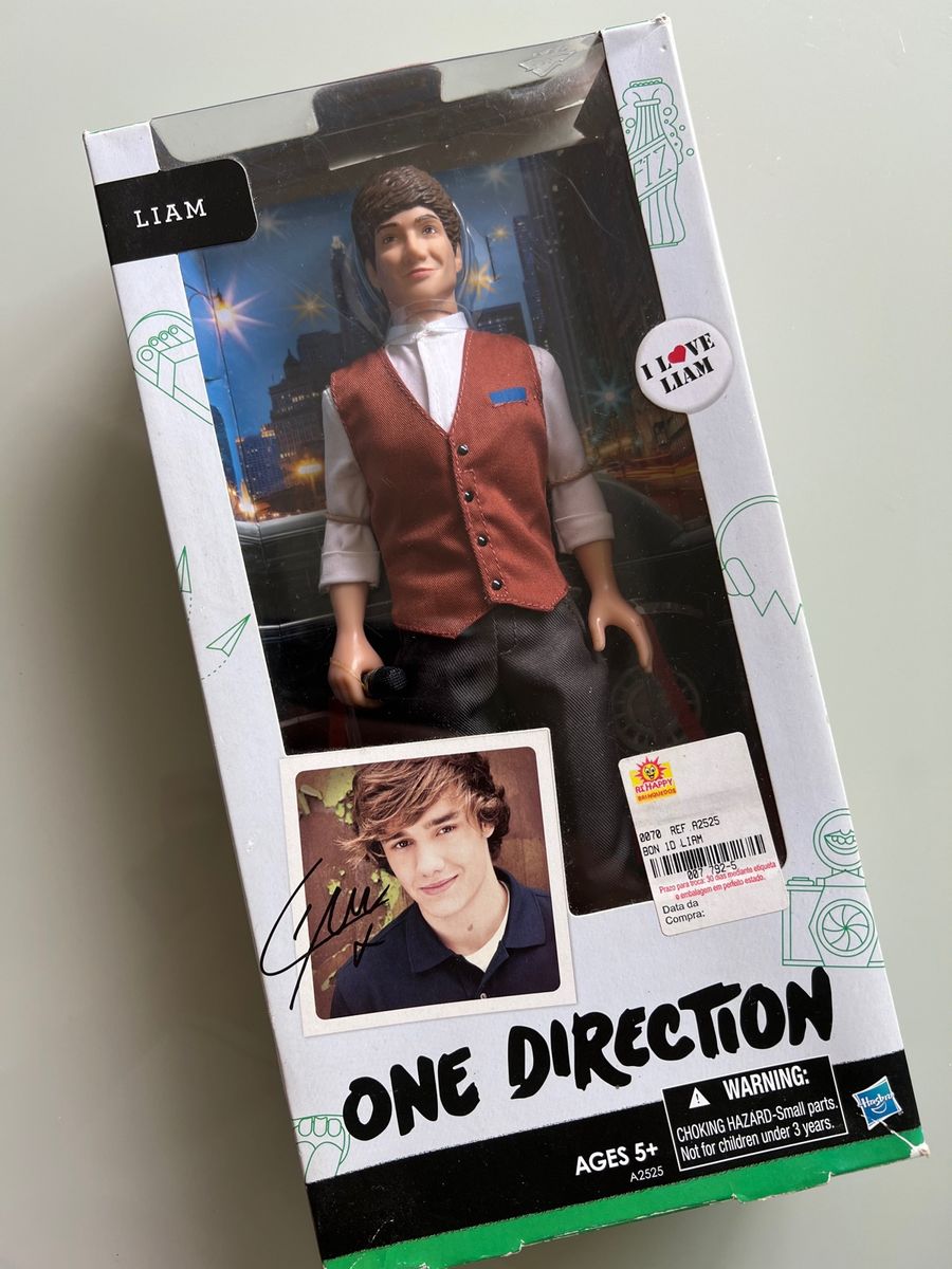 Boneco Liam Payne One Direction | Produto Vintage e Retro Hasbro Nunca ...