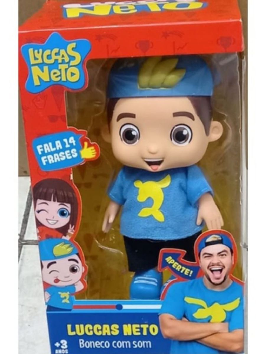 Boneco Lucas Neto Fala 14 Frases 16 Cm Altura Envio Imediato 75665989 ...