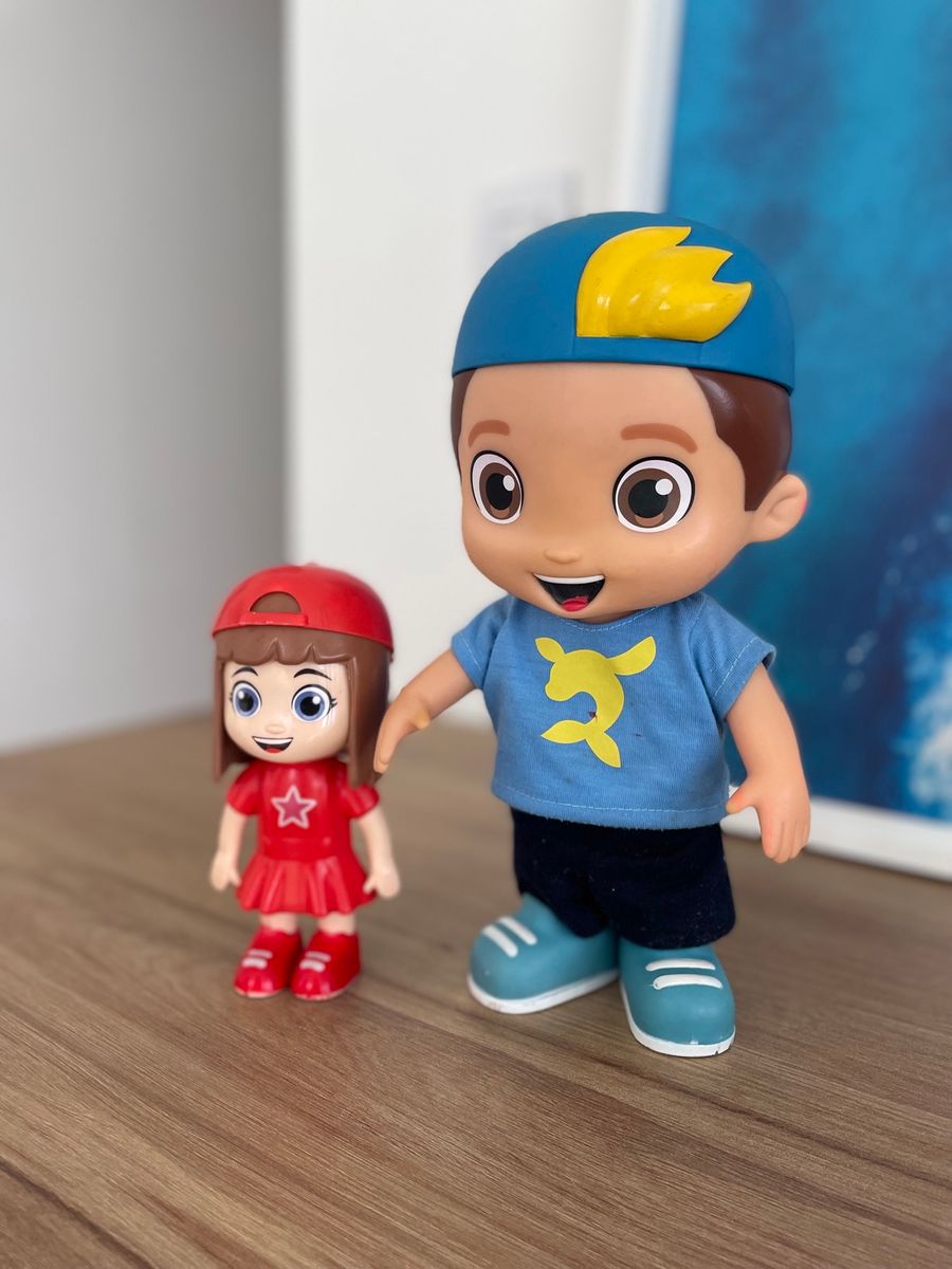 Boneco Luccas Neto + Boneca Gi Mini | Brinquedo para Bebês Luccas Neto ...