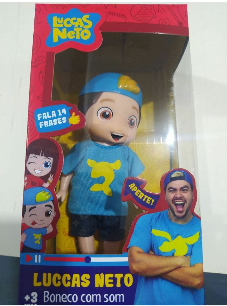 Boneco Luccas Neto | Brinquedo Cristal Store Nunca Usado 84306035 | enjoei