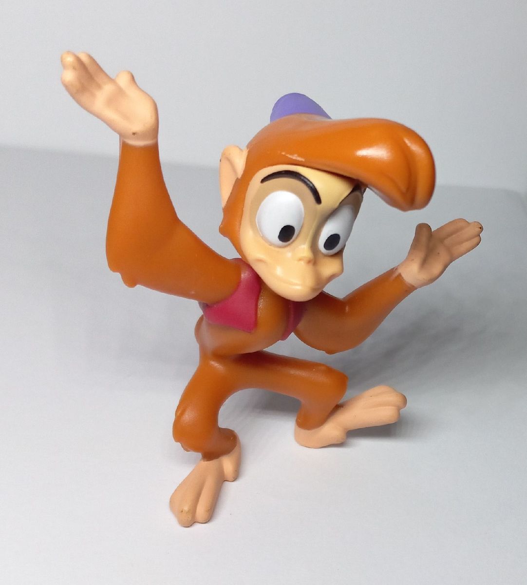 Boneco Macaco Abu Aladdin Disney Mcdonalds | Brinquedo Mcdonalds Usado ...