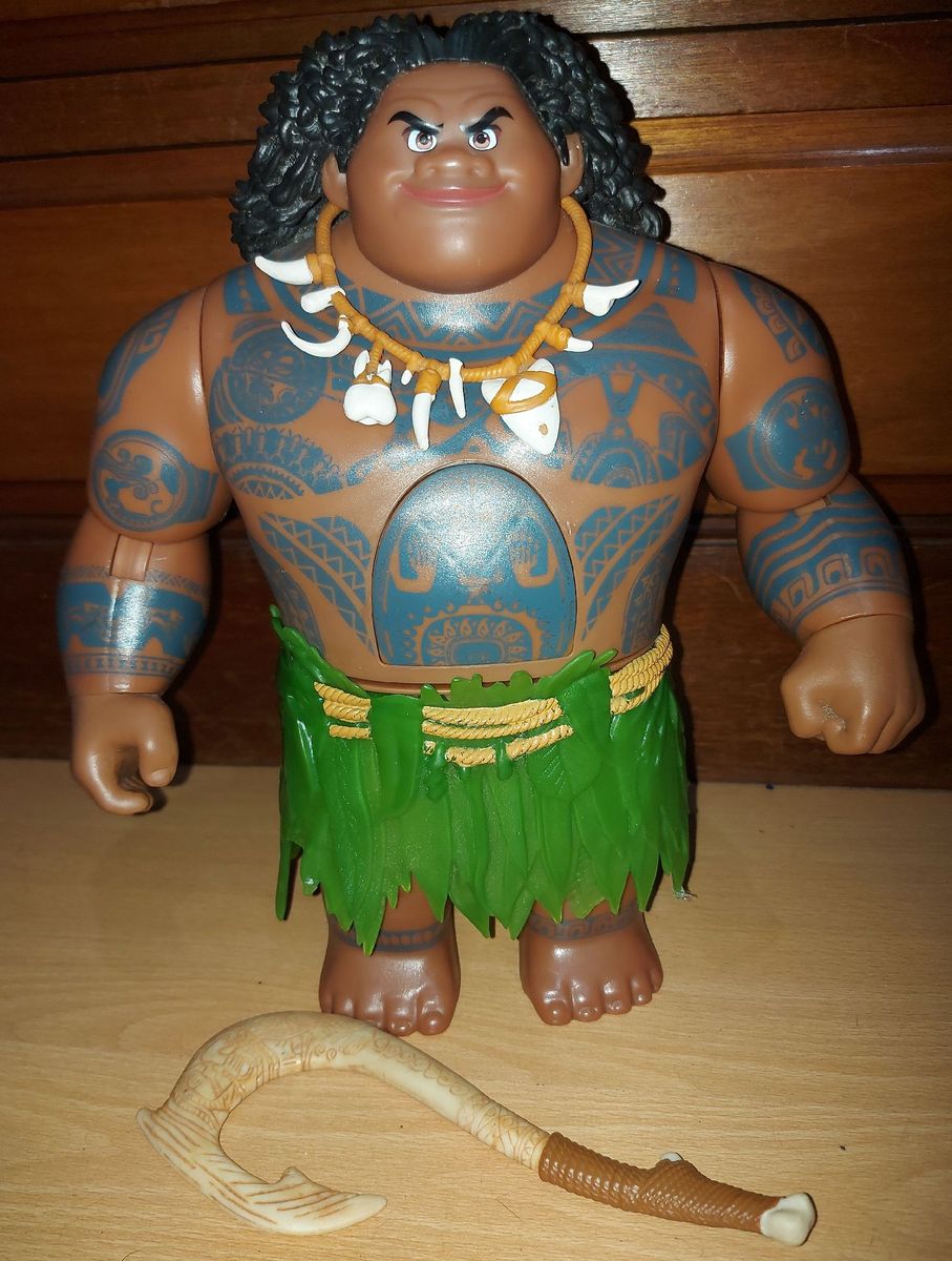 Boneco Maui Articulado e Fala. | Brinquedo Hasbro Usado 68835908 | enjoei