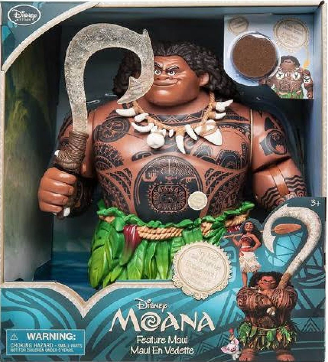 Boneco Maui Moana Musical Original Disney Store | Brinquedo Disney ...