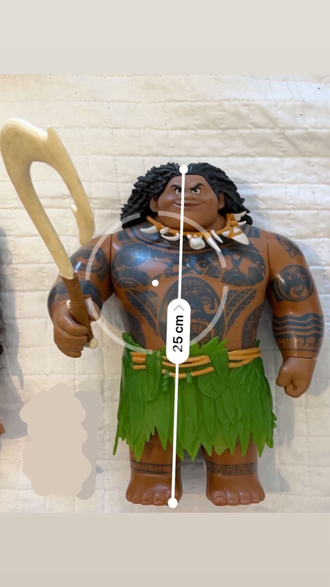 Boneco Maui - Moana - Original Disney | Brinquedo Disney Usado ...