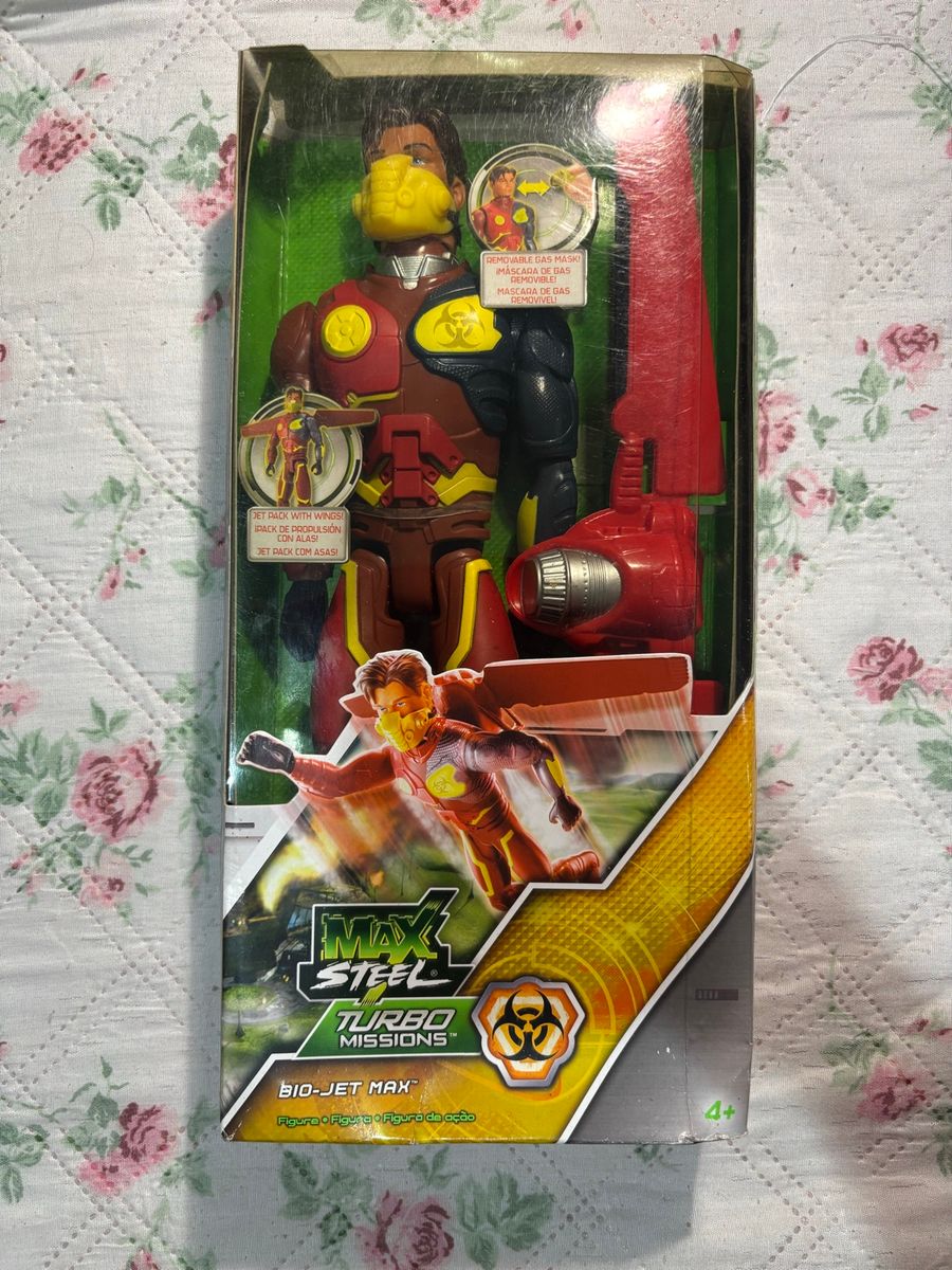 Boneco Max Steel Bio Jet Max Versão Antiga | Brinquedo Mattel Nunca ...