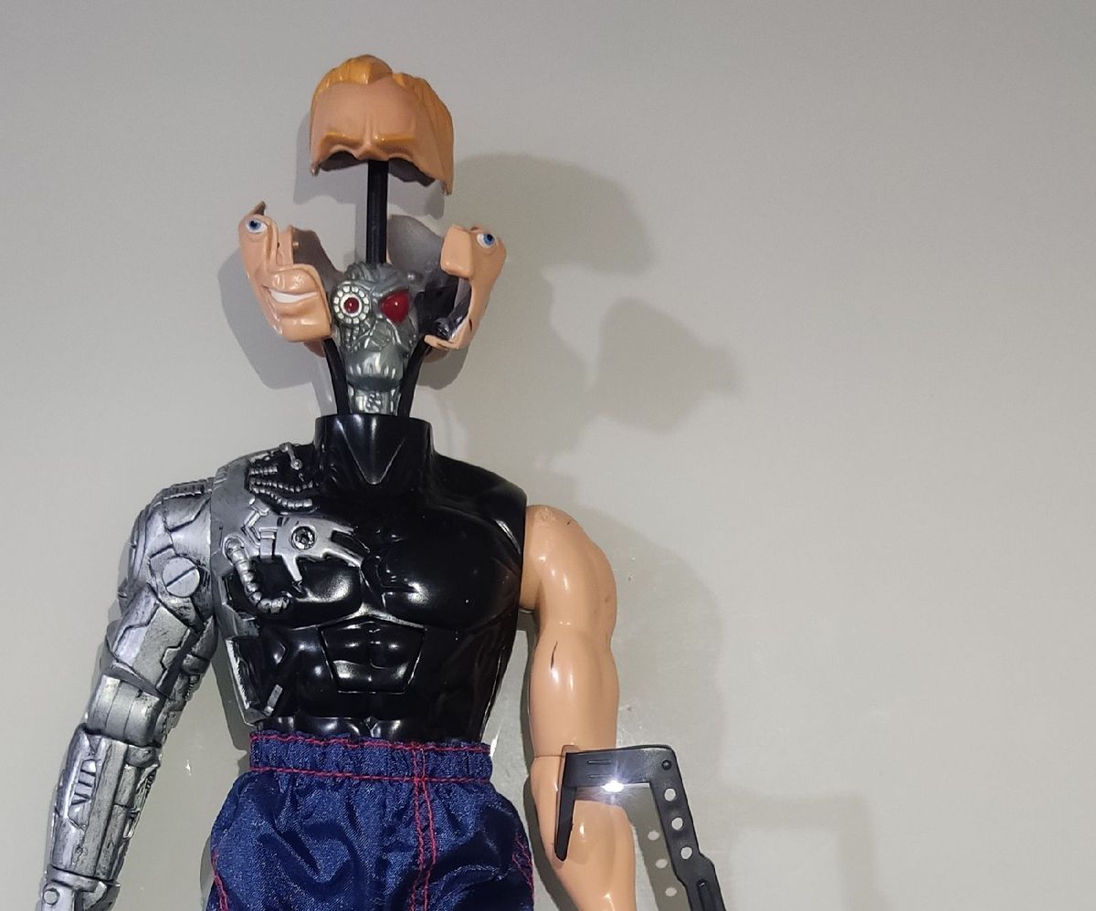 Boneco Max Steel Psycho Cyborg Explosion 1998 Mattel Raro | Brinquedo ...