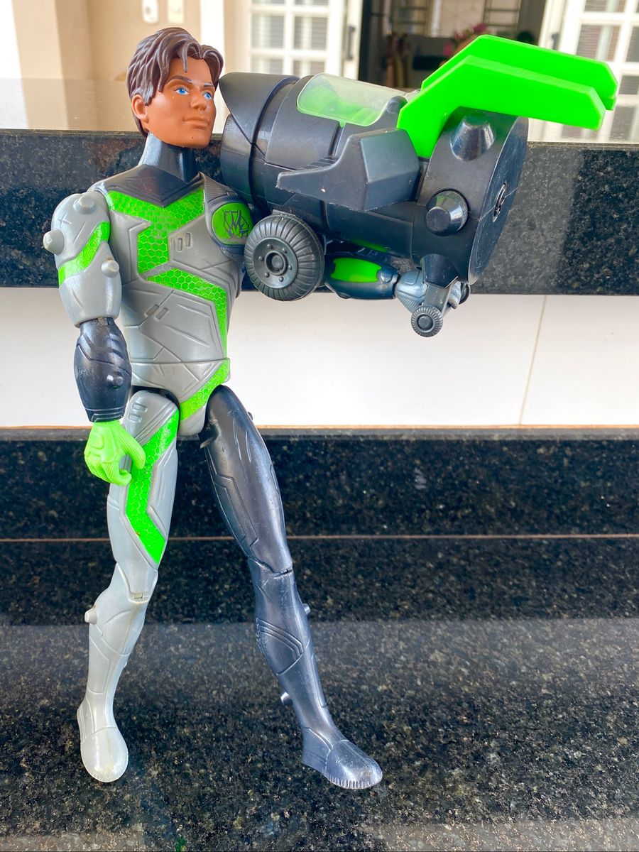 Boneco Max Steel Verde com Atirador | Brinquedo Marvel Usado 68393132 ...
