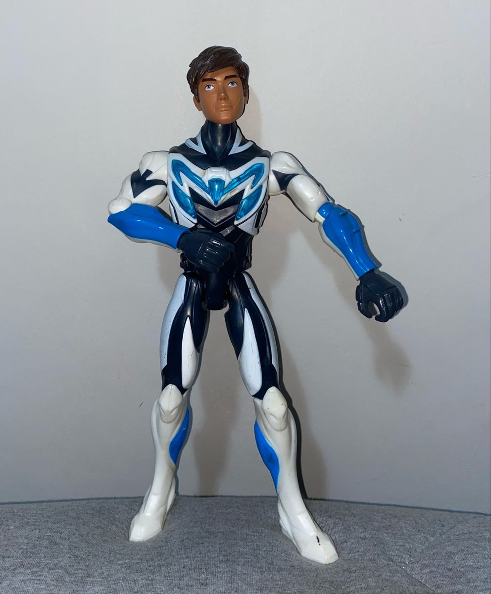 Boneco Max Stell Equipe Turbo Connect Tek | Brinquedo Mattel Nunca ...