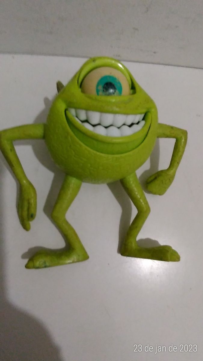 Boneco Mike Wazowski com Avaria Mc Donald's 2005 13cm | Brinquedo para ...