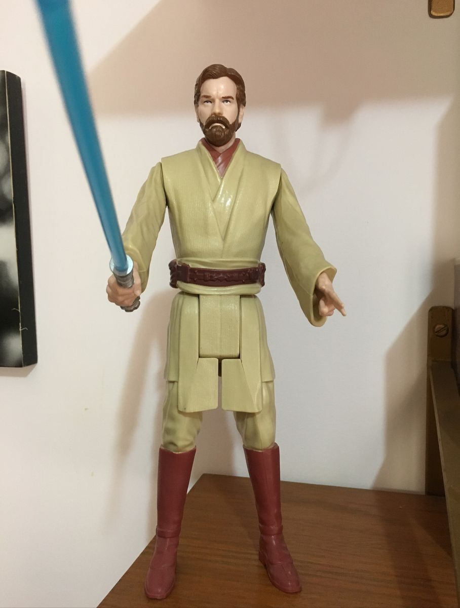 Boneco Obi Wan Kenobi | Filme e Série Hasbro Nunca Usado 33735439 | enjoei