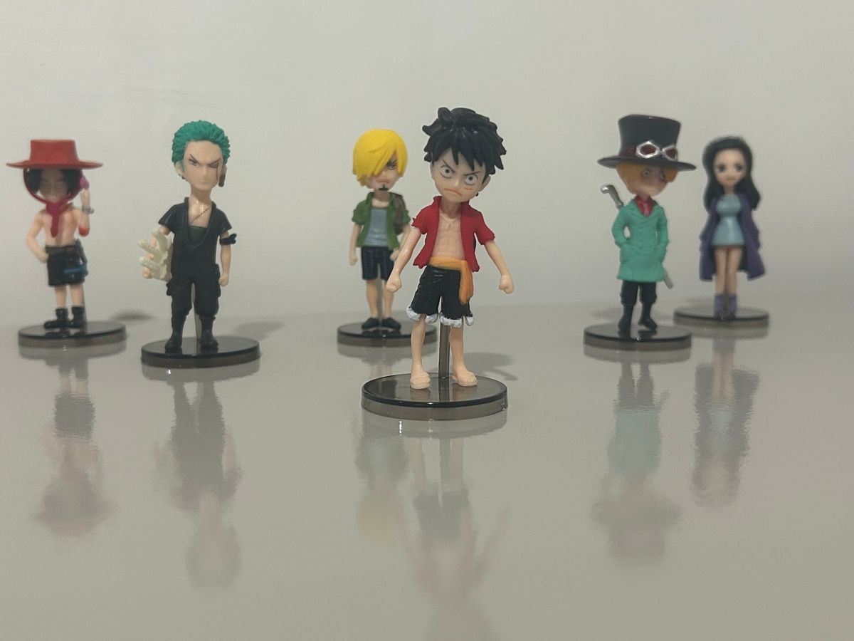 Boneco One Piece Macaco Luffy D.ice Zoro Sanji Sabo Robin | Brinquedo ...