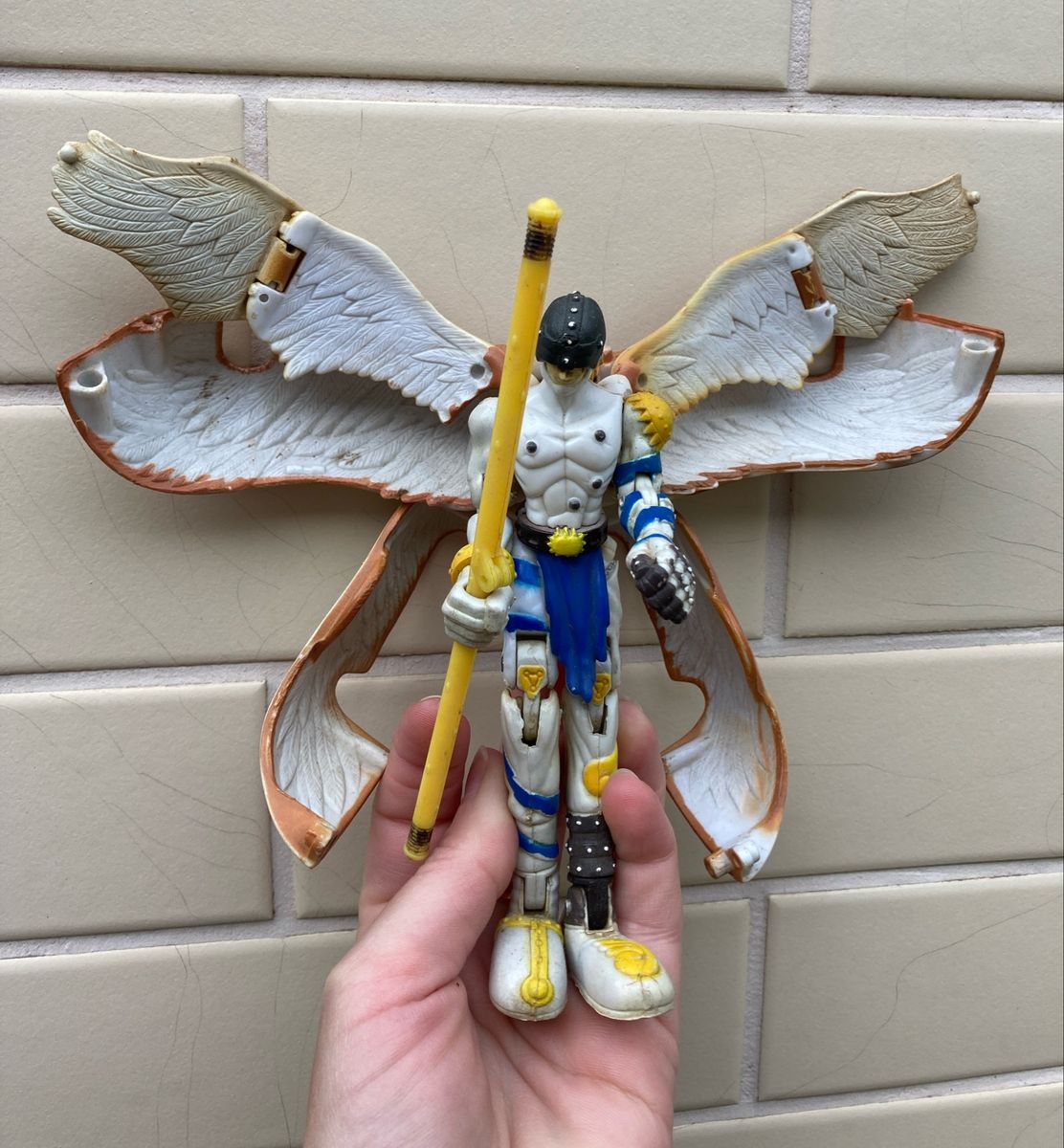 Boneco Patamon e Angemon, Desenho Digimon, Linha Digivolving. Anos 90 ...
