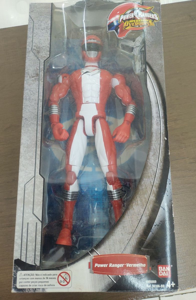 Boneco Power Rangers Vermelho | Brinquedo Mattel Nunca Usado 103006495 ...