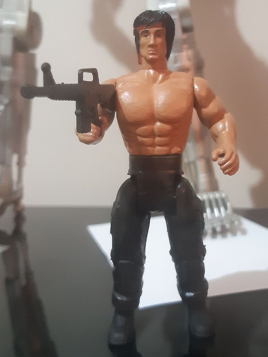 Boneco Rambo Anos 90 Gulliver Raro Custom | Brinquedo Gulliver Usado ...