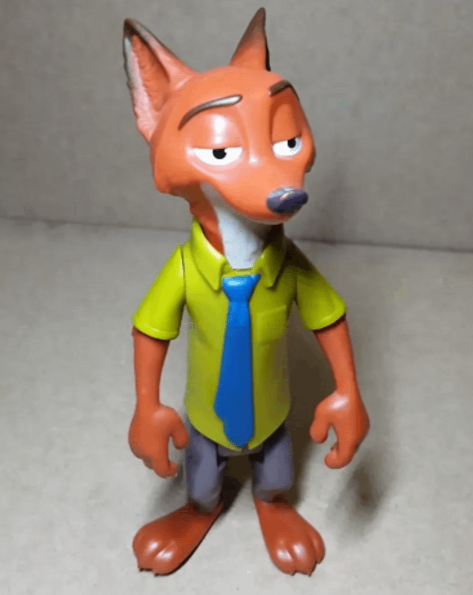 Boneco Raposa Nick Wilde Zootopia 23 Cm Sunny | Brinquedo Sunny Usado ...