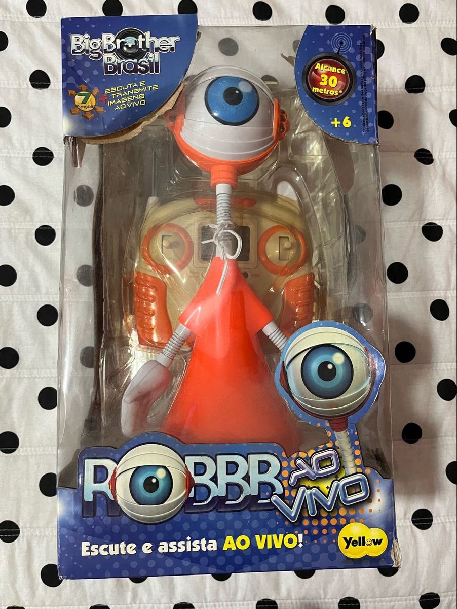 Boneco Robô Bbb Tv Globo | Item Info & Eletro Yell Nunca Usado 81417024 ...