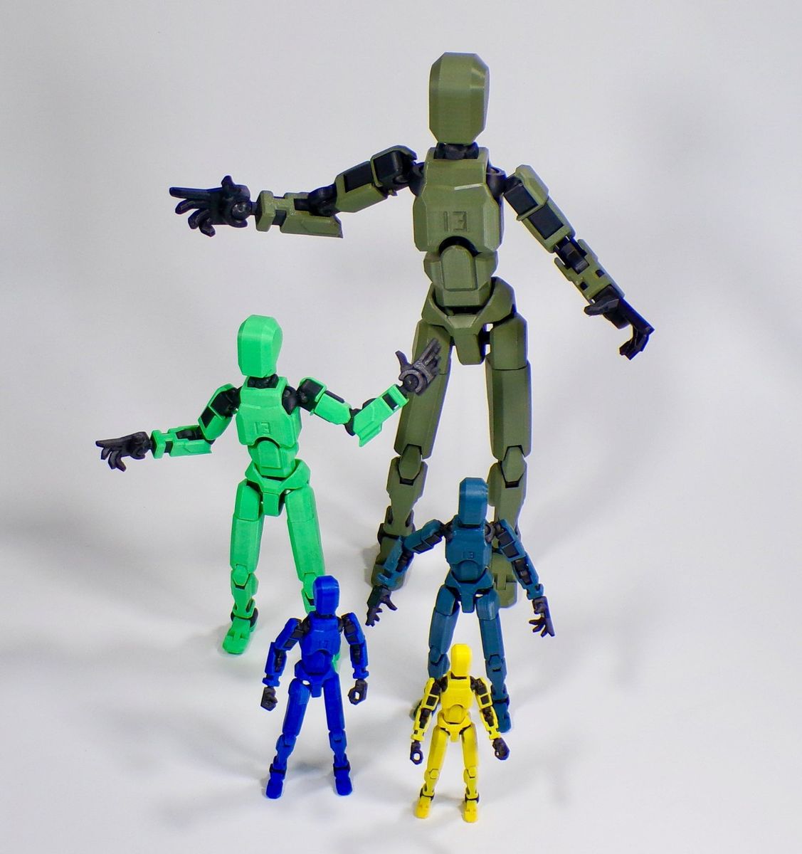 Boneco Robo Dummy 13 Super Articulado - Versão de 28 Centrimetros ...