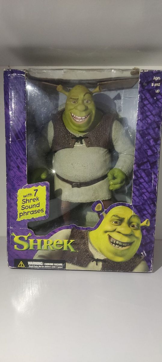 Boneco Shrek Colecionável de 33cm com Som 7 Frases - Mcfarlanetoy e ...