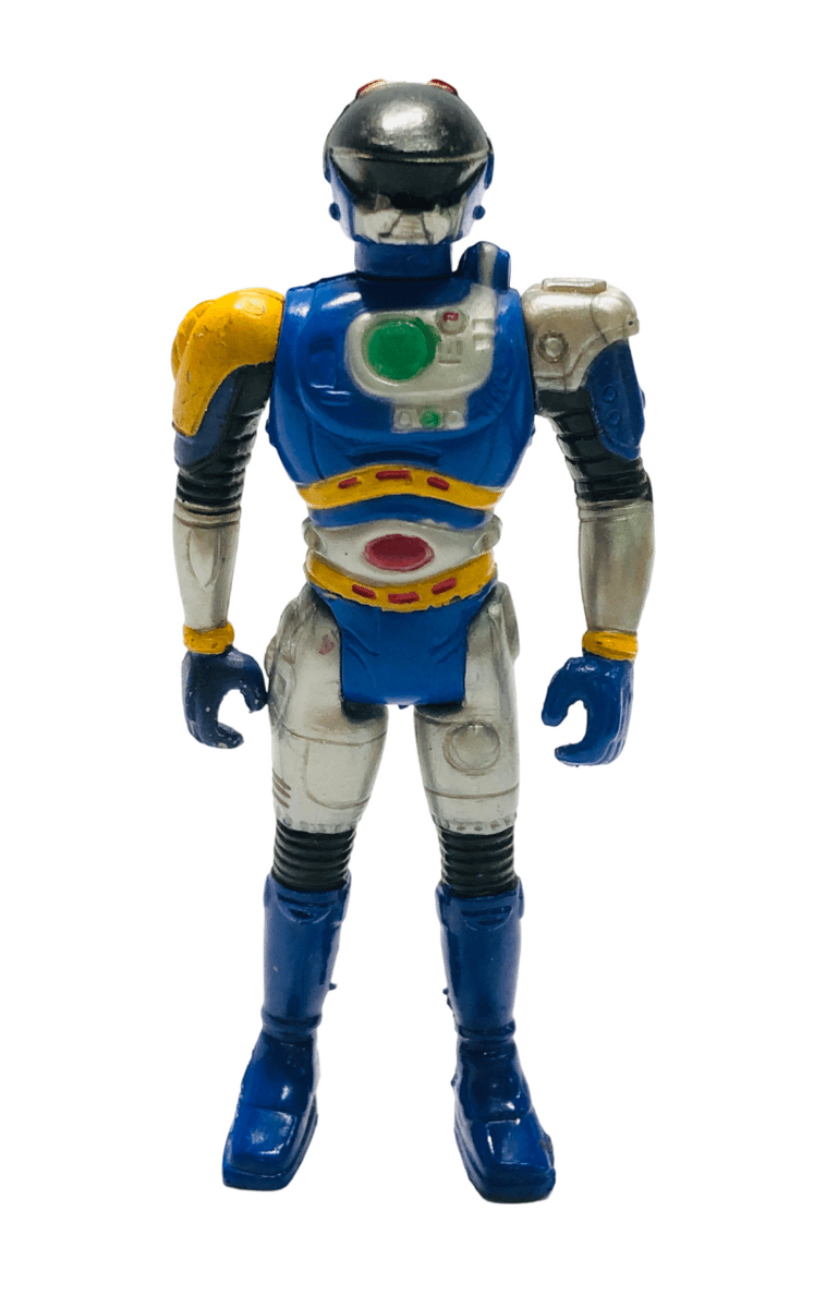 Boneco Solbrain Solbraver Blue Glasslite Articulado 1990 | Brinquedo ...
