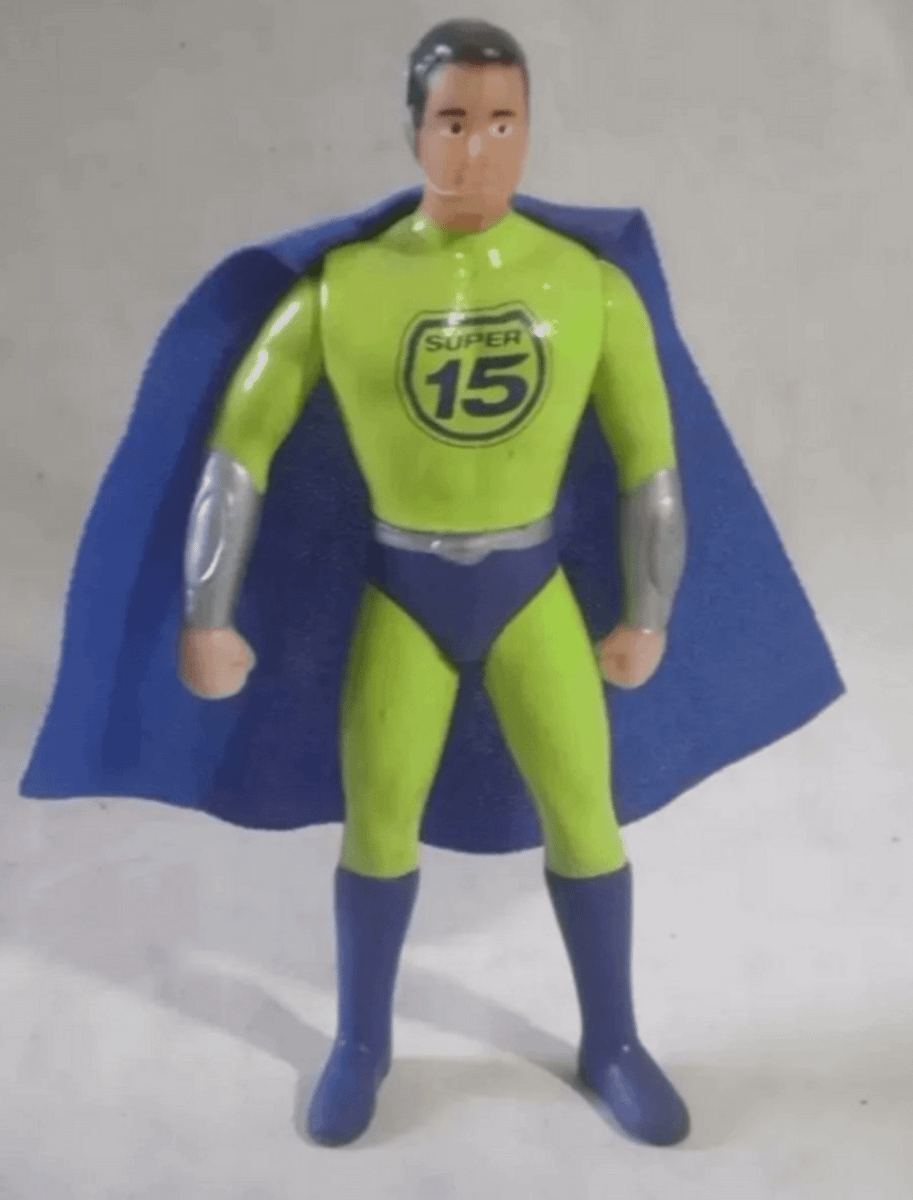 Boneco Super 15 Telefonica Lacrado 15 Cm Produto Novo | Produto Vintage ...