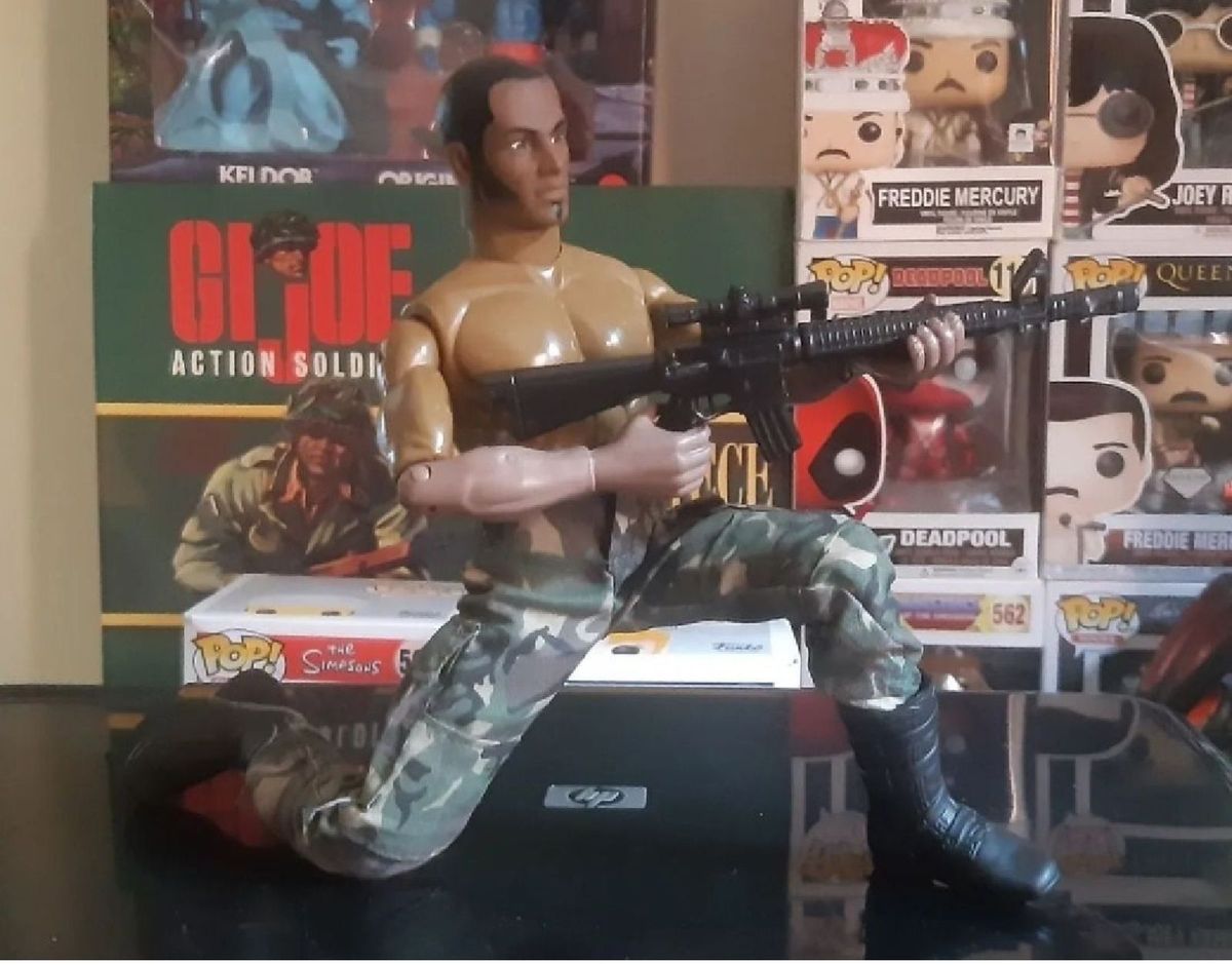 Boneco Tipo Falcon Gi Joe 30cm | Brinquedo Hasbro Usado 73737711 | enjoei