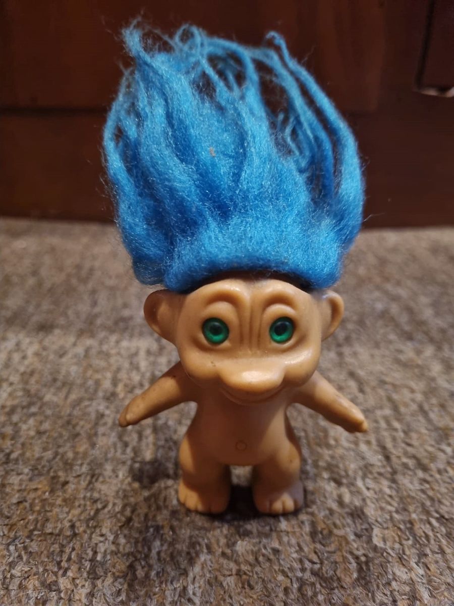 Boneco Troll Duende Mágico Antigo | Produto Vintage e Retro Glasslite ...