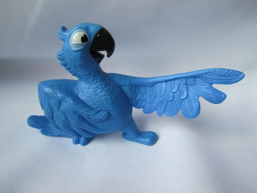 Boneco Tyler Blu Gunderson, Coleção do Mcdonalds Filme Rio 01 ...