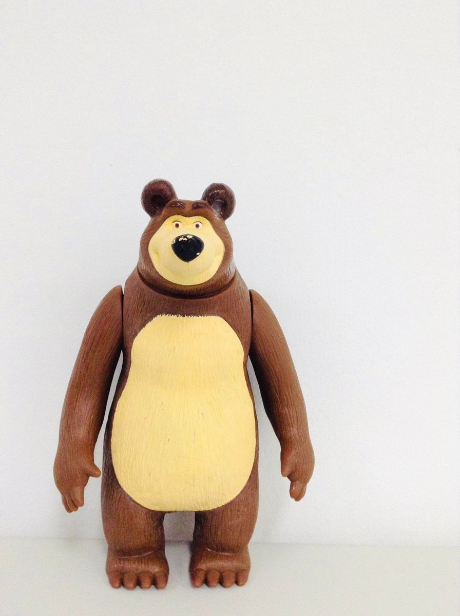 Boneco Urso 23cm - Masha e O Urso - Estrela | Brinquedo Estrela Usado ...