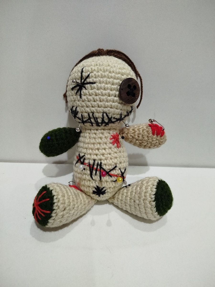 Boneco Vodu Amigurume | Cacareco Feito A Mão Nunca Usado 115036130 | enjoei