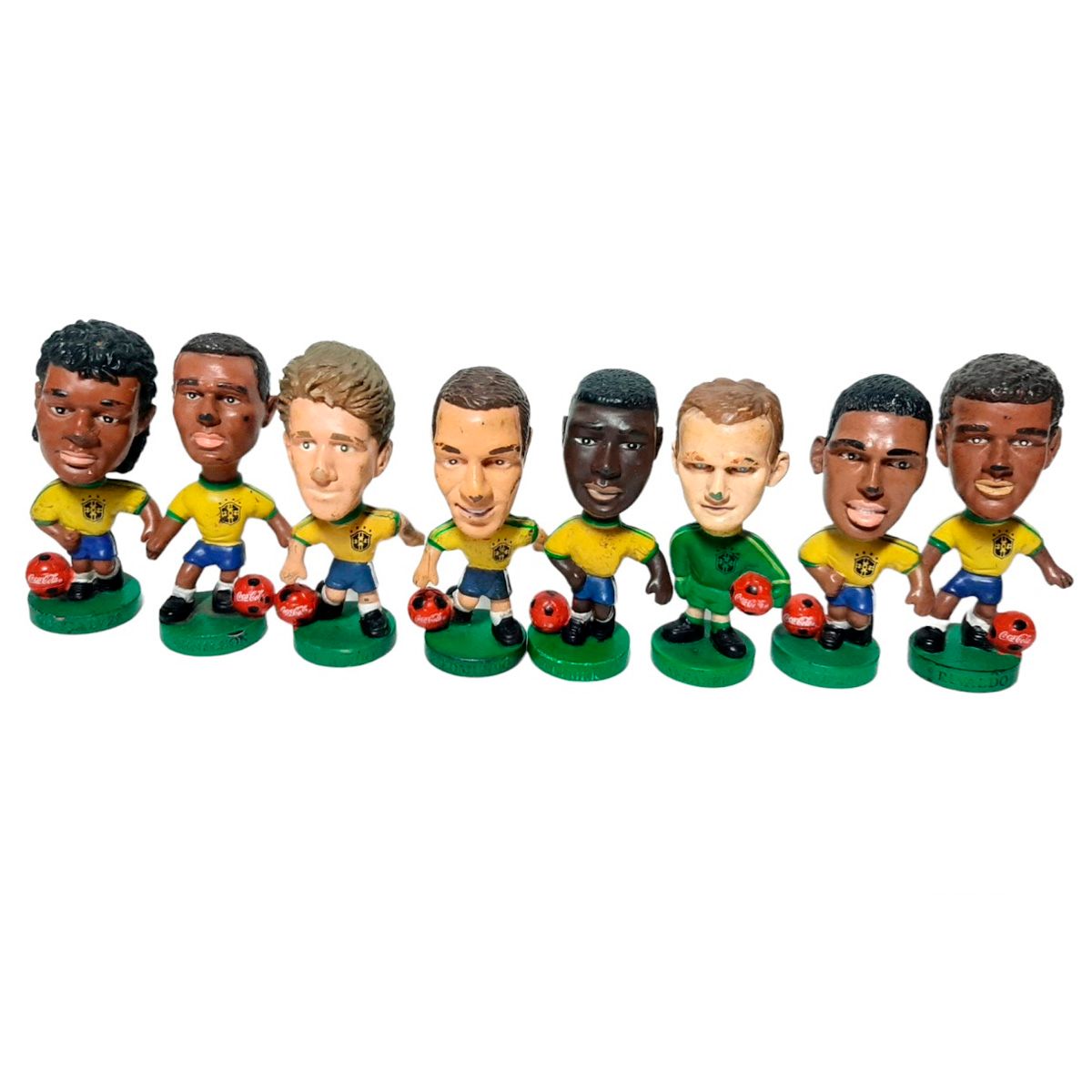 Bonecos Antigos Mini Craques Copa de 98 Pvc Usados | Brinquedo Coca ...
