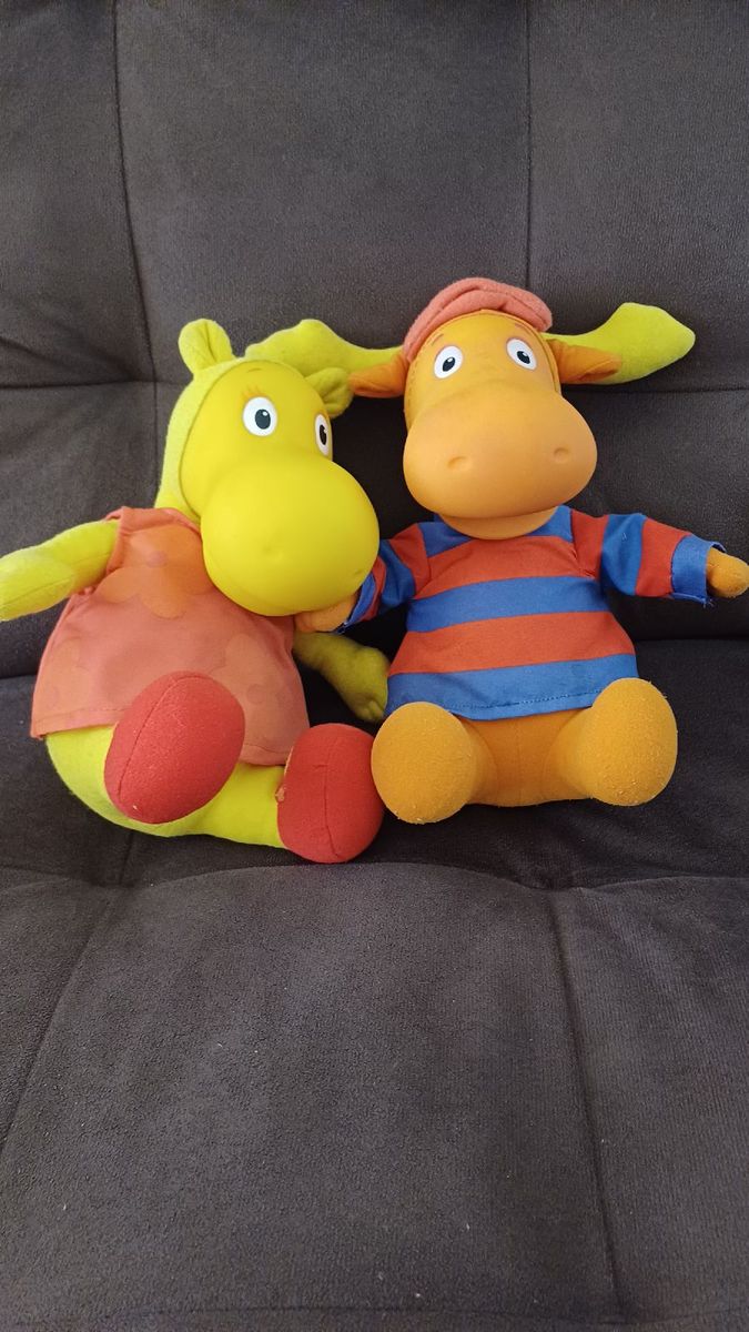 Bonecos Backyardigans Tasha e Tyrone | Brinquedo Viacom Usado 117464303 | enjoei