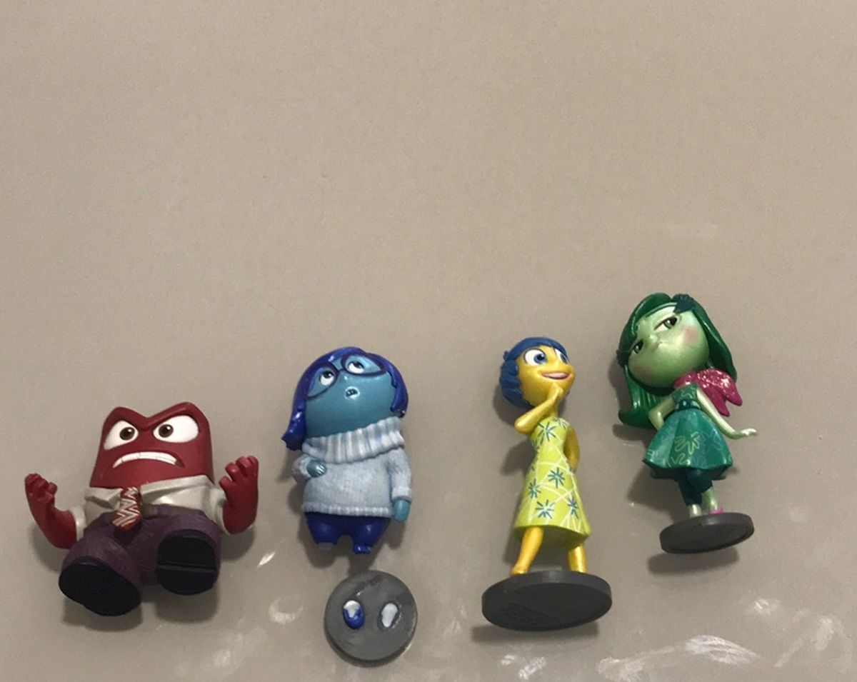 Bonecos do Divertidamente ( Dois Estão Quebrados) | Brinquedo Disney ...