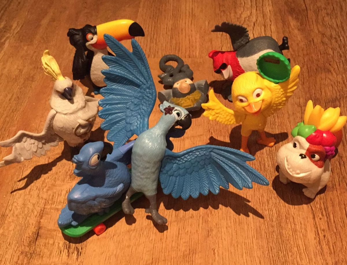 Bonecos do Filme Rio | Brinquedo Mcdonalds Usado 24143692 | enjoei