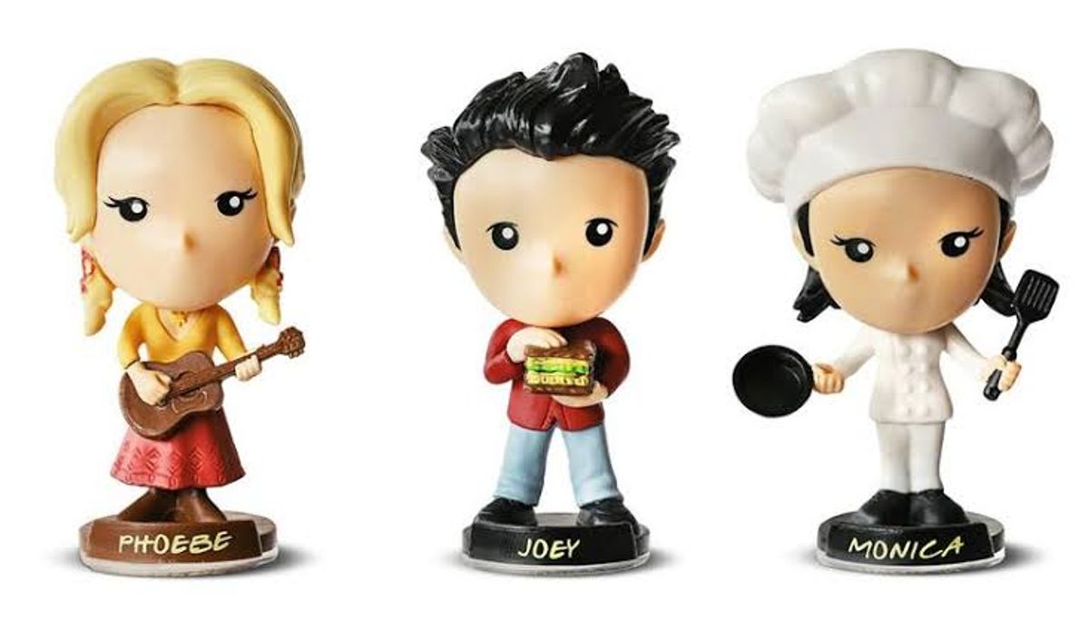 Bonecos Friends - Joey - Monica - Phoebe | Filme e Série Friends Usado ...