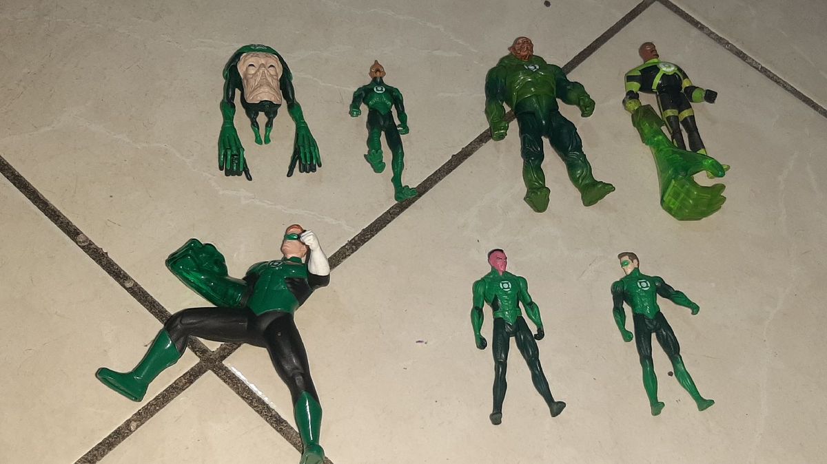 Bonecos Lanterna Verde Coleção | Brinquedo Marvel Usado 75724460 | enjoei