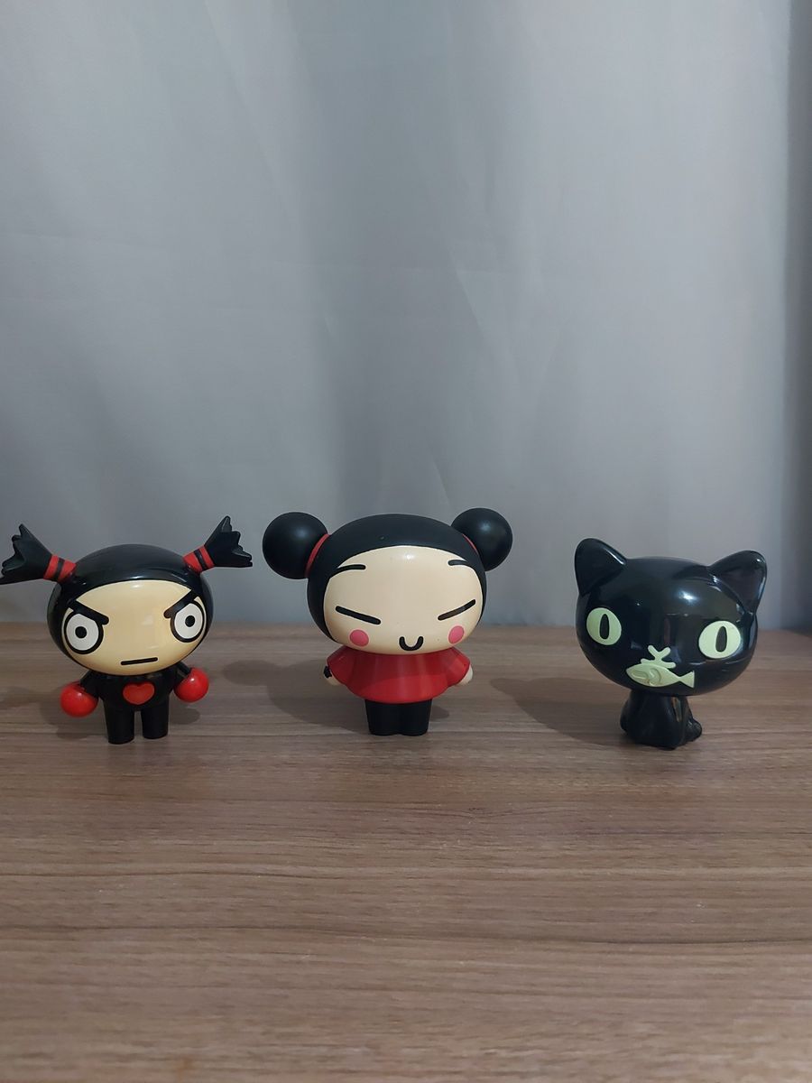 Bonecos Pucca Garu e Gato (garu Toca Música e O Gato Brilha No Escuro ...