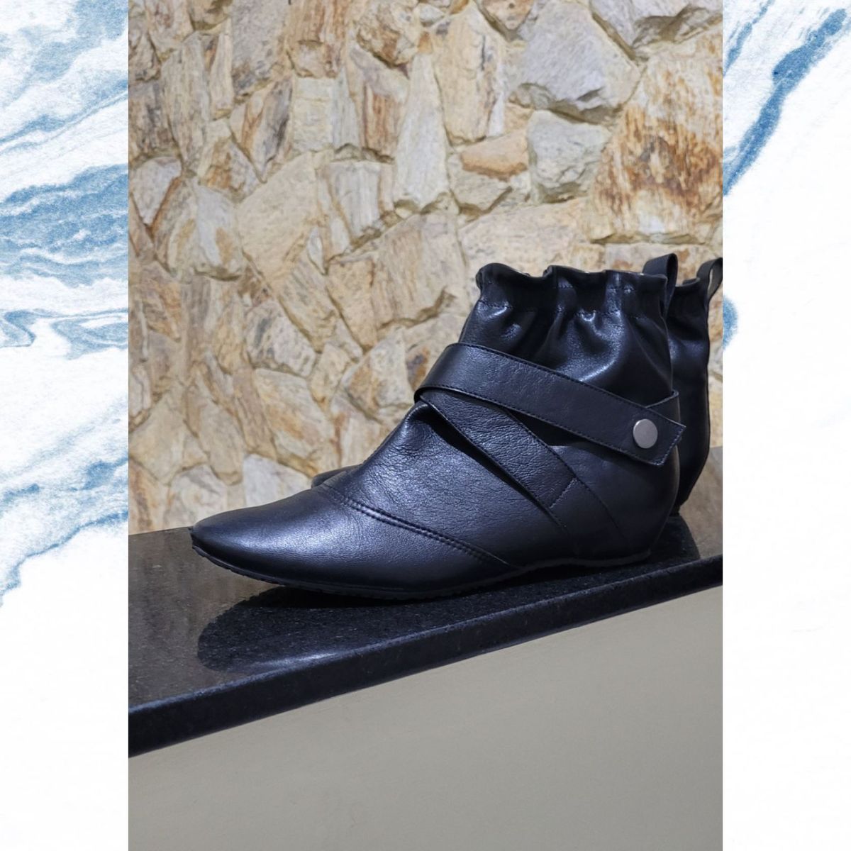 Bota Arezzo Estilo Peter Pan Preta | Bota Feminina Arezzo Usado ...