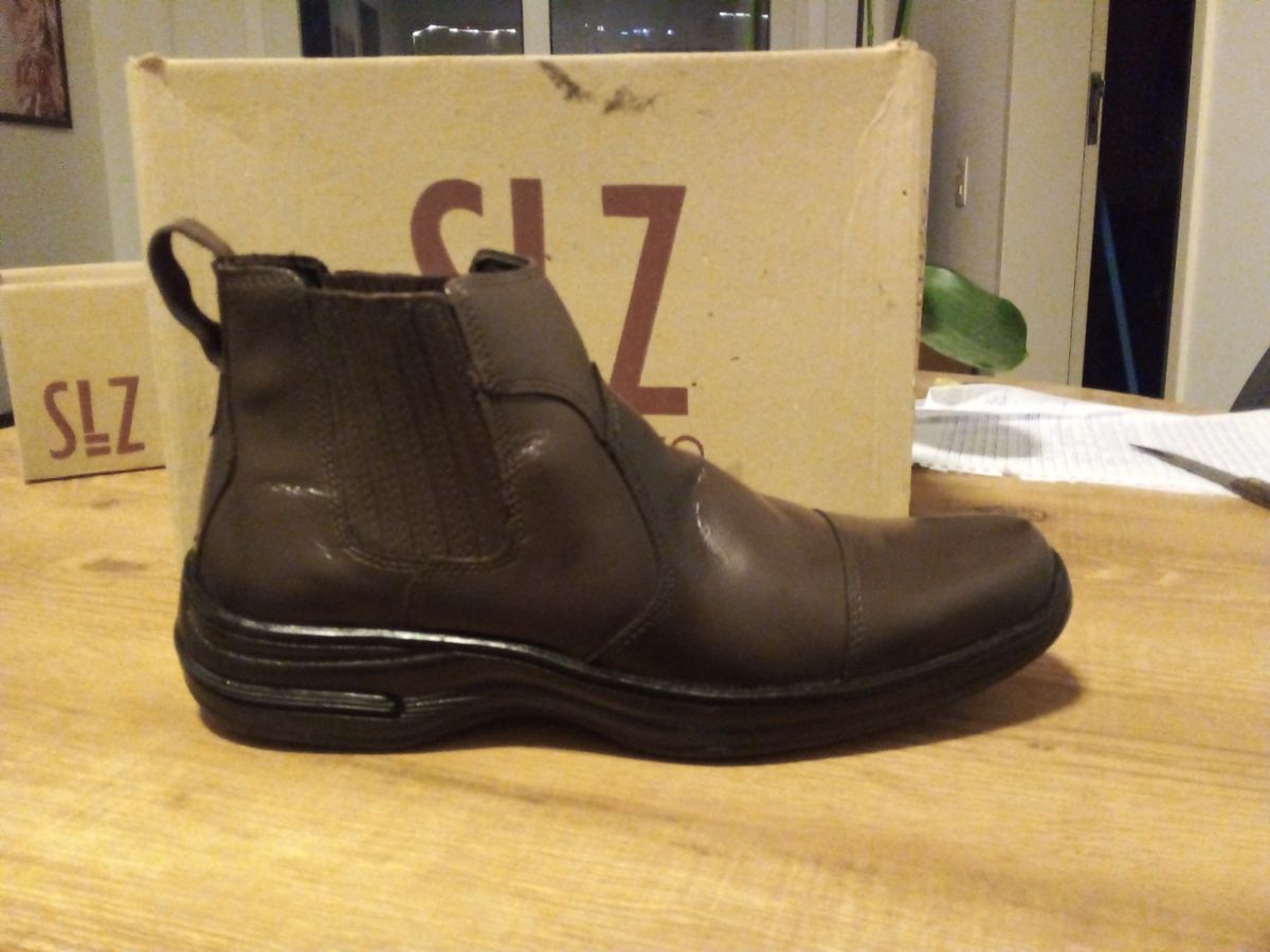 Bota Bitina de Couro Masculina Confortável Tam 41 | Bota Masculina San ...