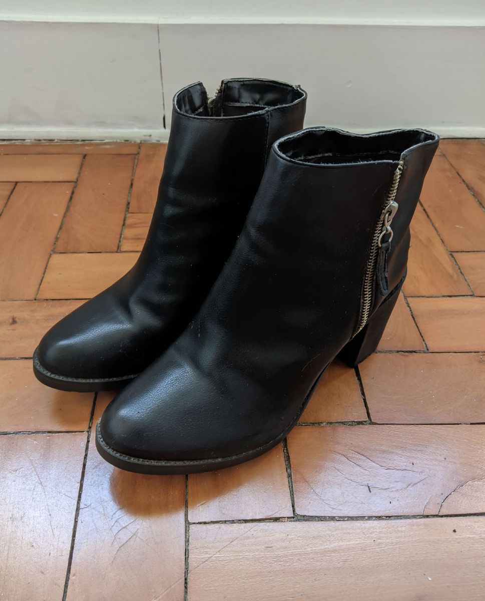 Bota Cano Curto Anne Kanner | Bota Feminina Anne Kanner Usado 70265379 ...