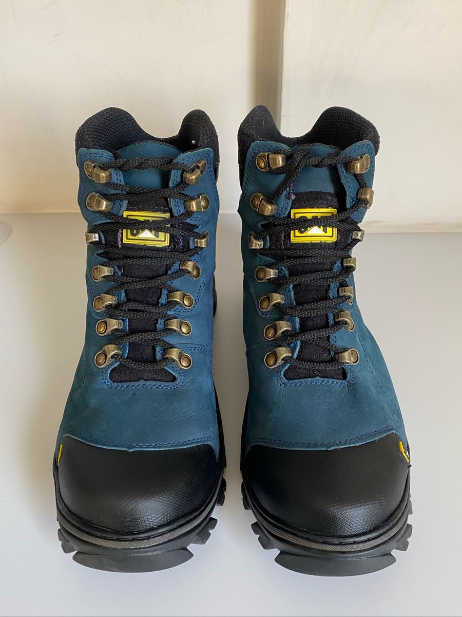 Bota Caterpillar, Azul | Bota Masculina Caterpillar Usado 67602955 | enjoei